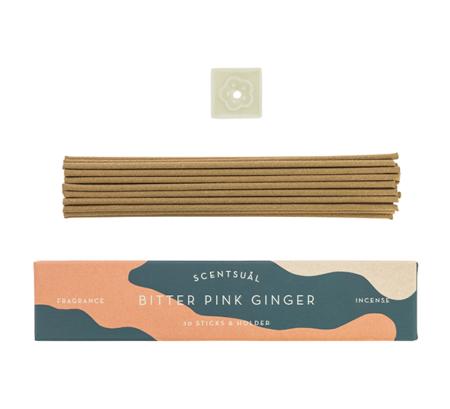 Bitter Pink Ginger | Scentsual range Japanese Incense Sticks by Nippon ...